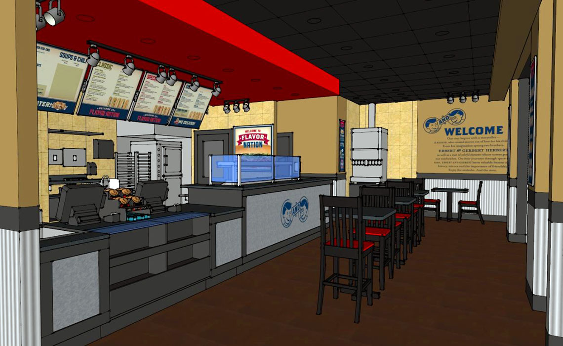 Erbert & Gerbert’s Restaurant Architecture & Interiors | PlanForce Group