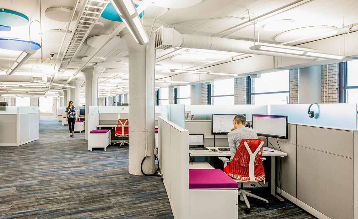 Commercial Interior Design for PowerObjects - PlanForce Group